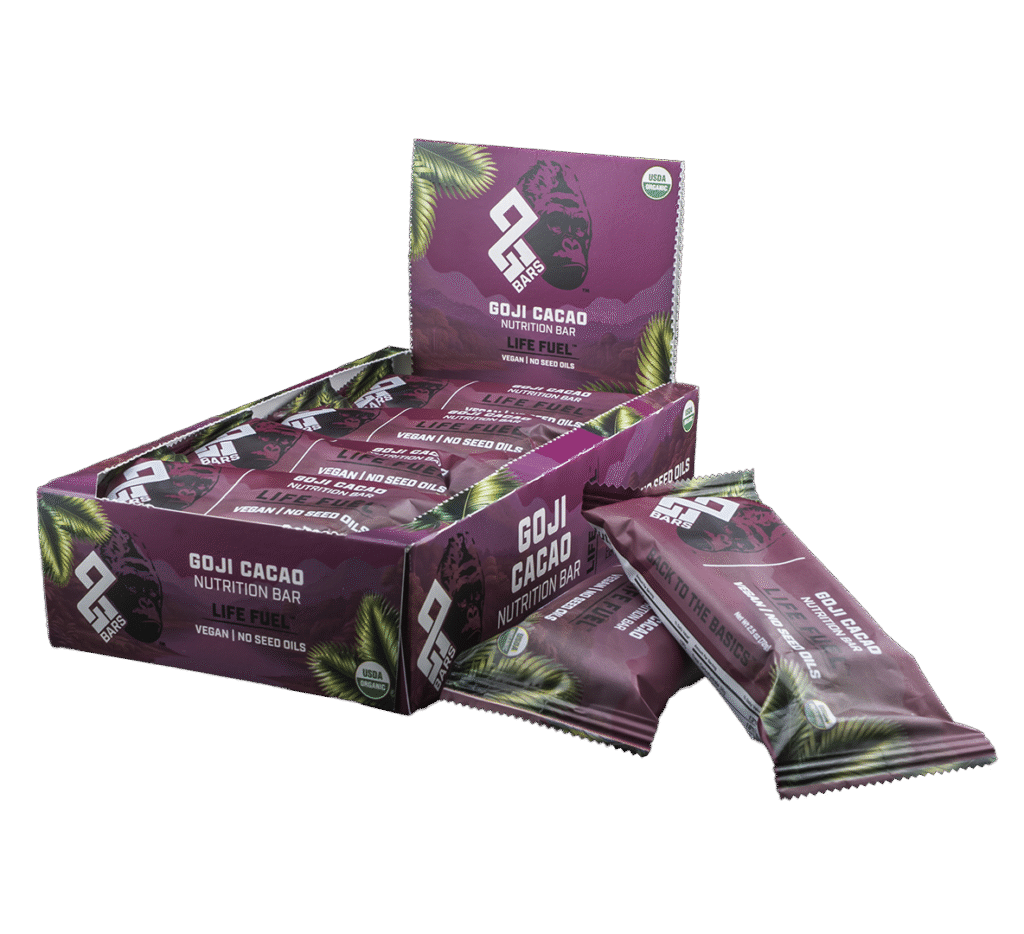 Goji Cacao OG Bar (8-Pack) - Organic Gorilla